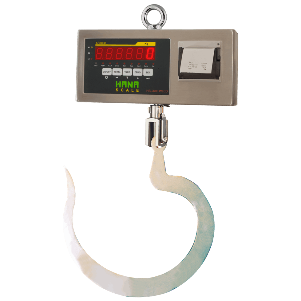 HS-2600 Wled-Pr Hook Scale Stainless – Hana Terazi